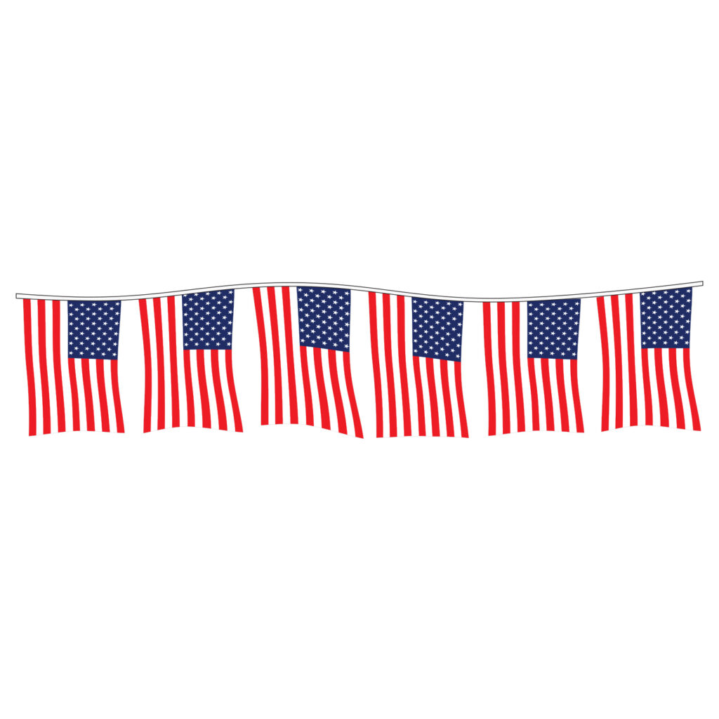 American Flag Pennants - ASP Automotive Service Products